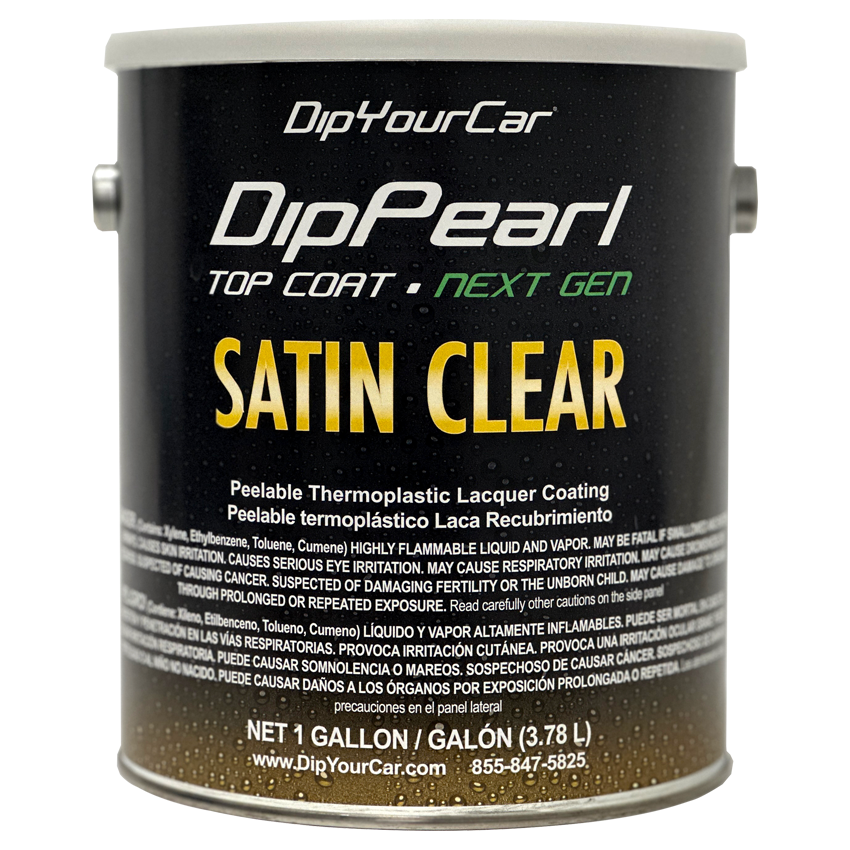 DipPearl TopCoat Next Gen Satin Clear Gallon – DipYourCar.com