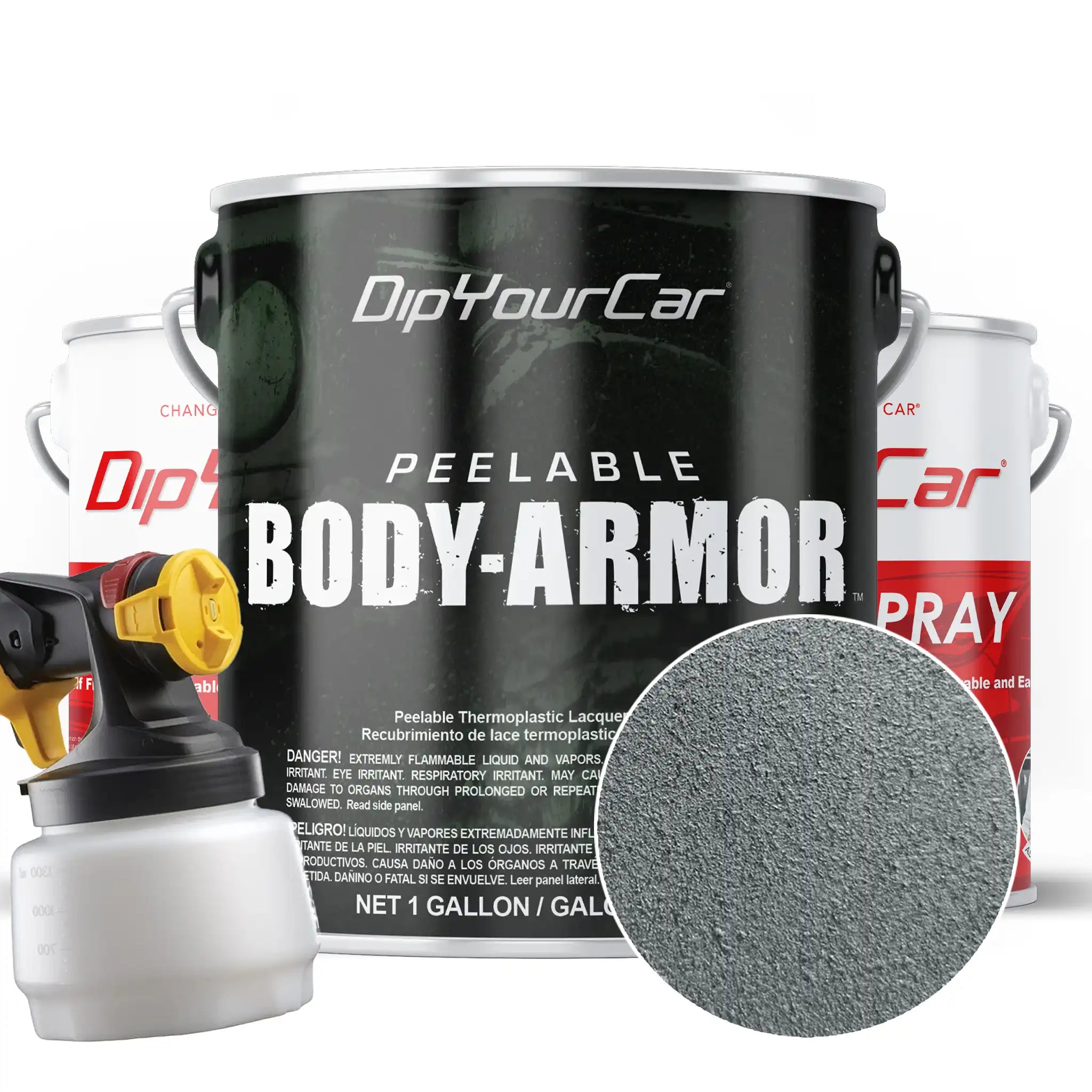 GUNMETAL GREY Peelable Body Armor Kit – DipYourCar.com