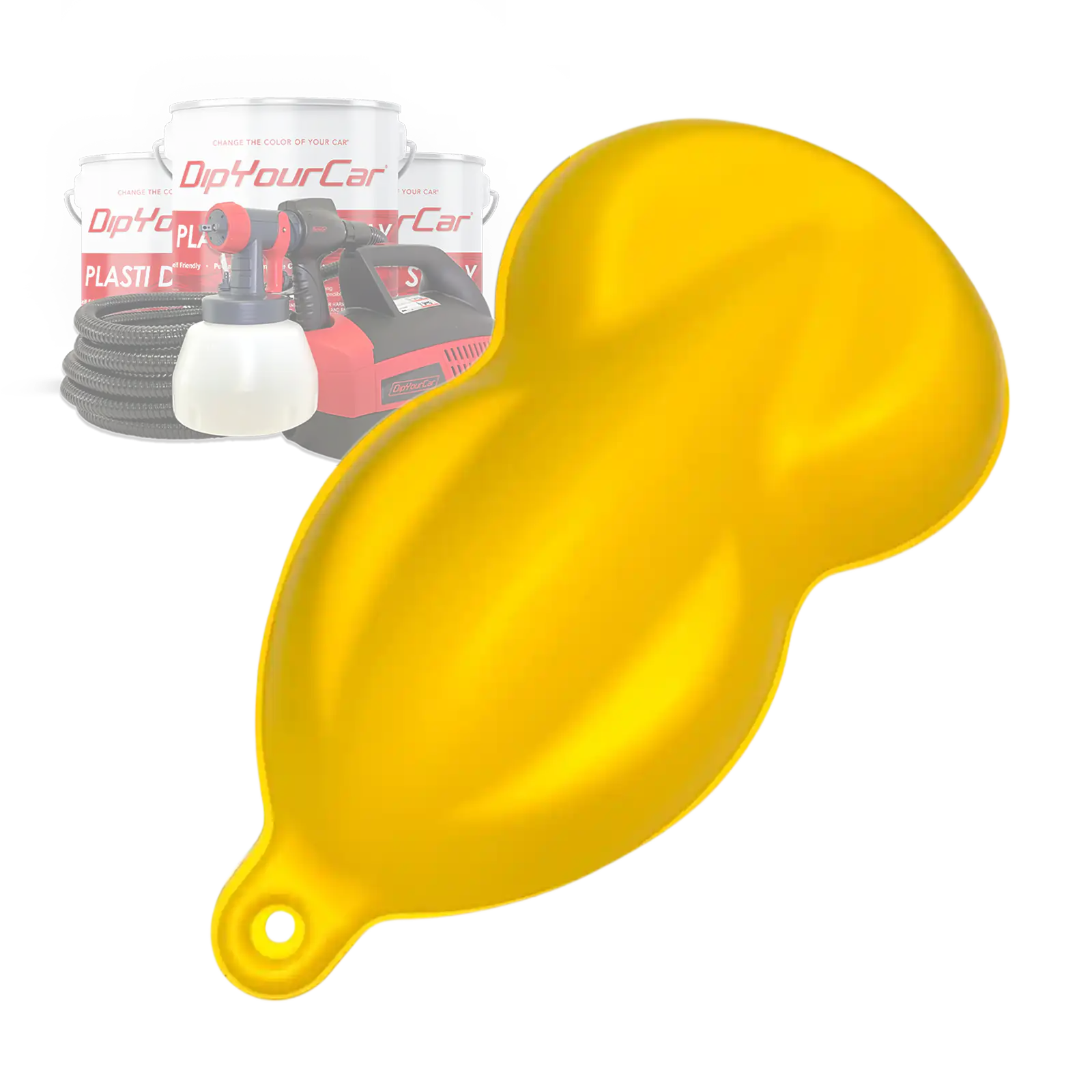 Yellow Peelable Car Kit – DipYourCar.com