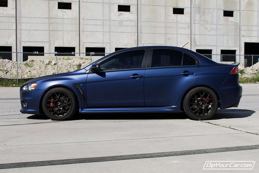 Metallic Midnight Blue Car Paint